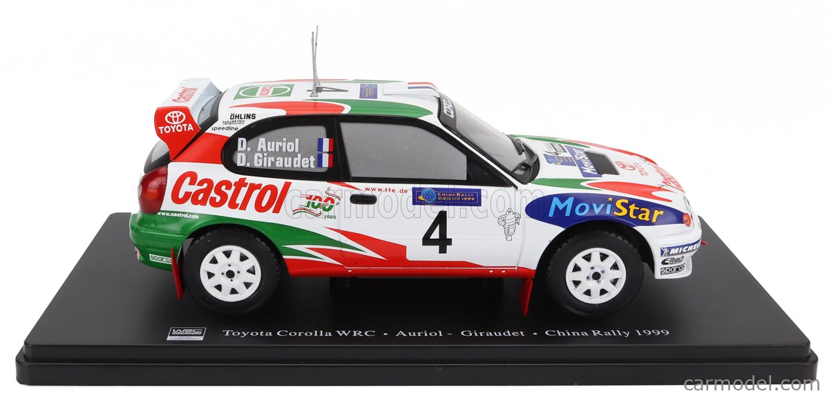 EDICOLA AAWRC041 Scale 1/24 | TOYOTA COROLLA WRC CASTROL N 4 WINNER ...