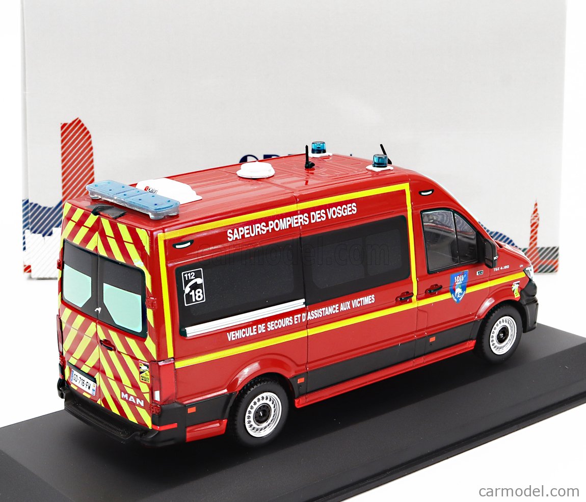 ODEON ODEON144 Scale 1/43 | MAN TGE L2H2 GIFA VSAV SDIS 88 VOSGES ...