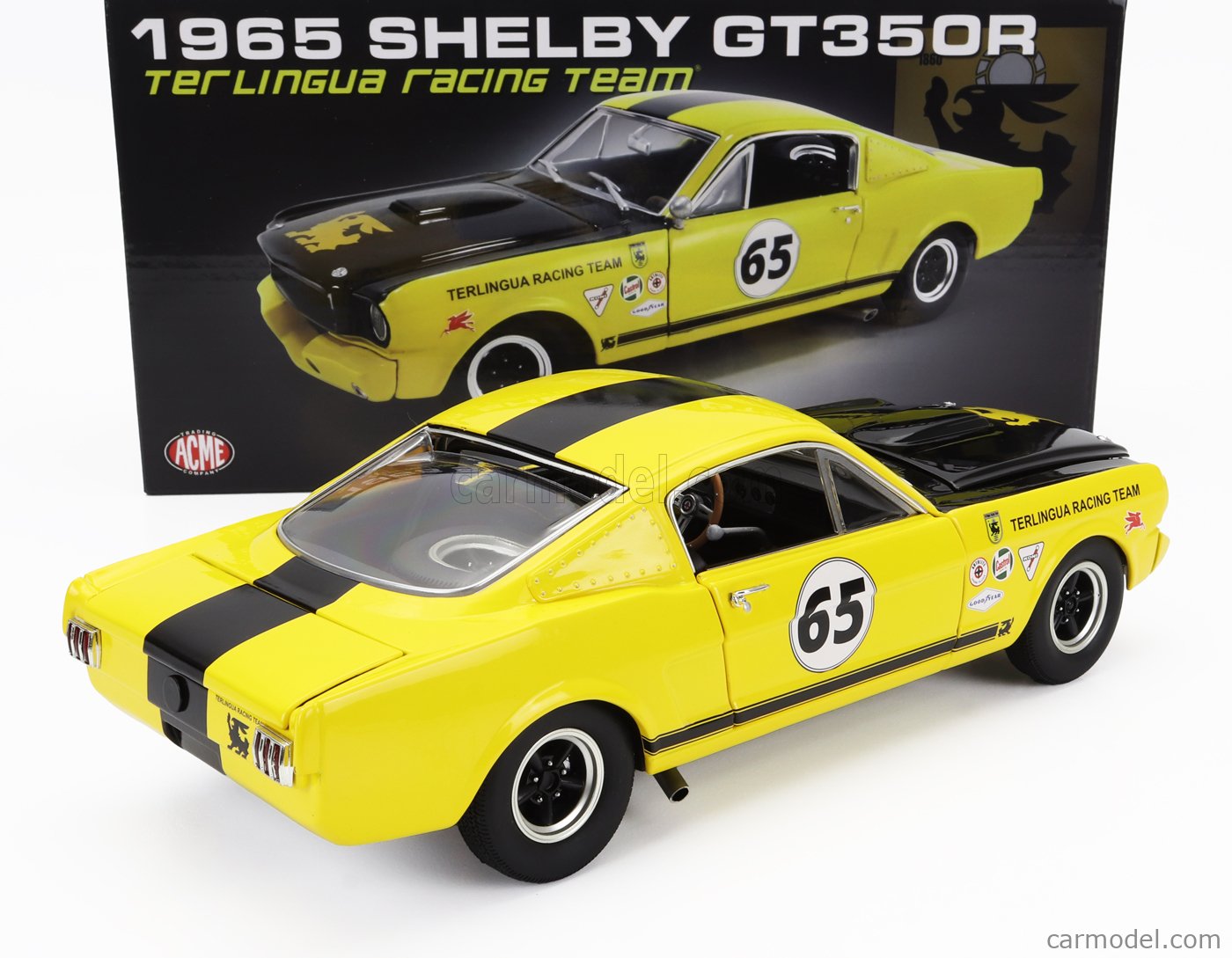 ACME-MODELS A1801869 Scale 1/18 | FORD USA MUSTANG SHELBY GT350R TEAM TERLINGUA RACING N 65 ...
