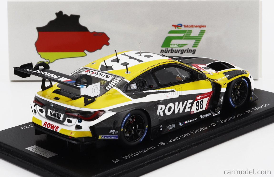 SPARK-MODEL SG897 Scale 1/43 | BMW 4-SERIES M4 GT3 TEAM ROWE RACING N ...