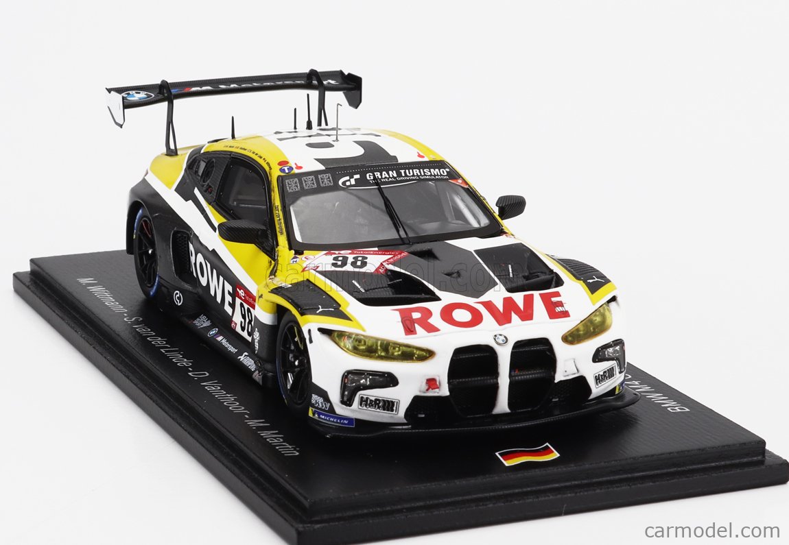 SPARK-MODEL SG897 Scale 1/43 | BMW 4-SERIES M4 GT3 TEAM ROWE RACING N ...