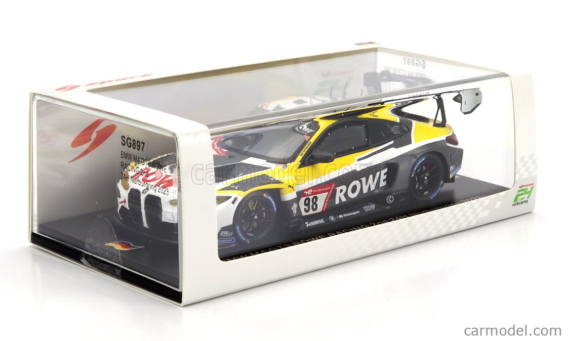 SPARK-MODEL SG897 Scale 1/43 | BMW 4-SERIES M4 GT3 TEAM ROWE RACING N ...