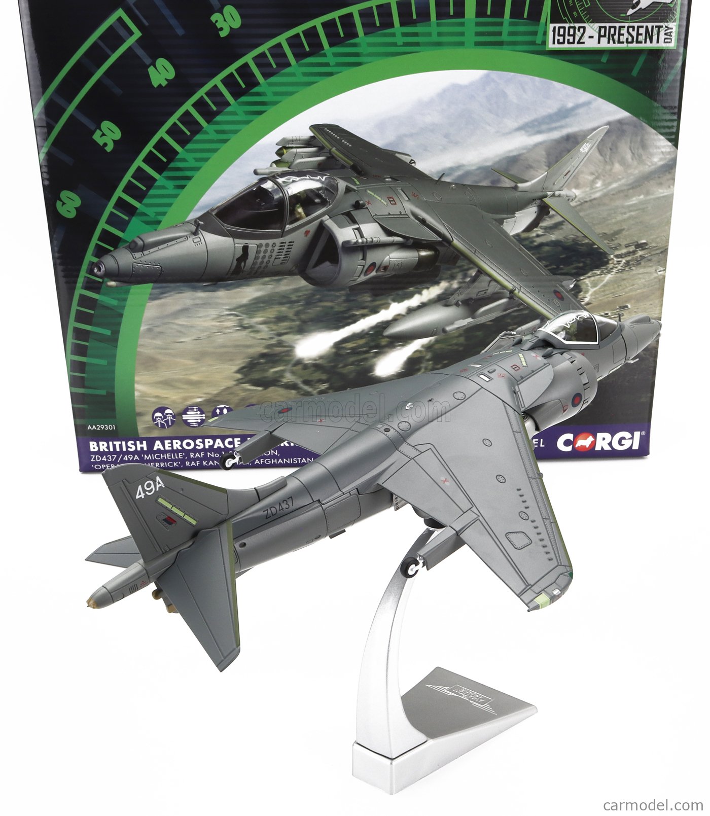 CORGI AA29301 Scale 1/48 | BRITISH AEROSPACE BAe HARRIER GR7 MILITARY ...