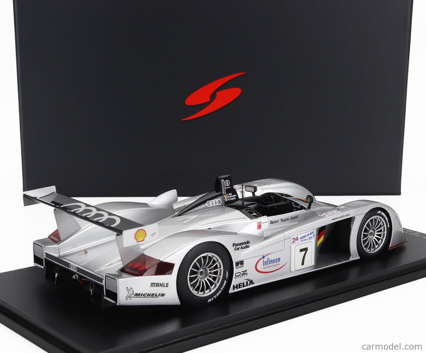 SPARK-MODEL 18S839 Scale 1/18 | AUDI R8 3.6L TURBO V8 TEAM AUDI SPORT ...