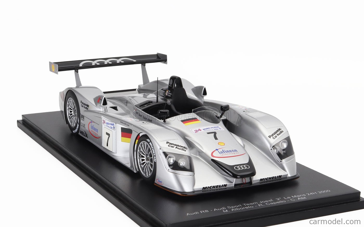 SPARK-MODEL 18S839 Scale 1/18 | AUDI R8 3.6L TURBO V8 TEAM AUDI SPORT ...