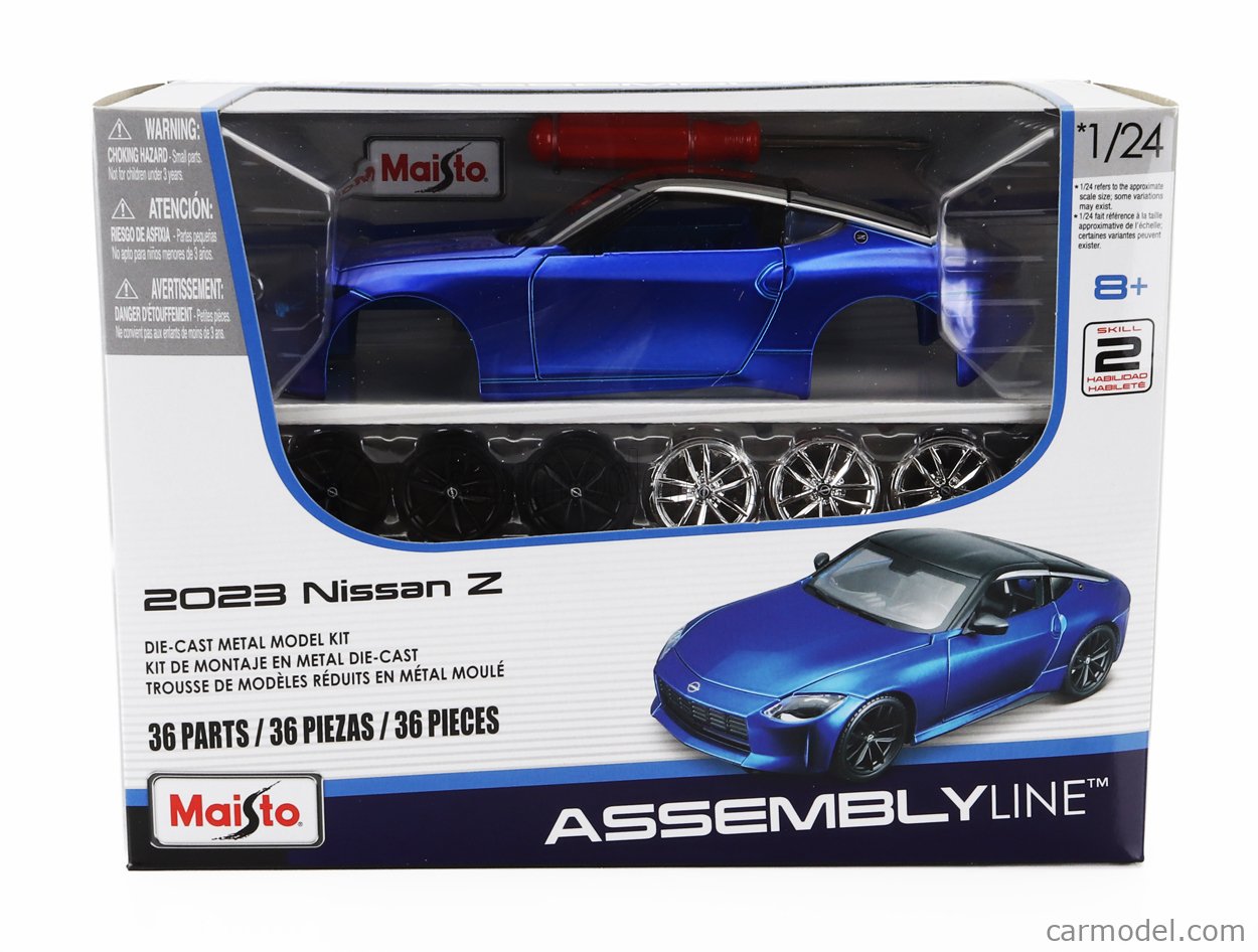 MAISTO 39267-KIT Escala 1/24 | NISSAN 400Z COUPE 2022 BLUE BLACK