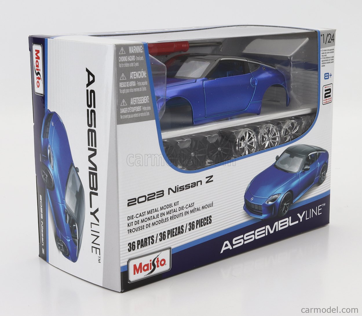 MAISTO 39267-KIT Escala 1/24 | NISSAN 400Z COUPE 2022 BLUE BLACK