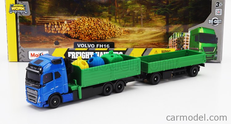 MAISTO 11682-03 Scale 1/64 | VOLVO FH16 XL 750 TRUCK WITH GRUE 2021 ...