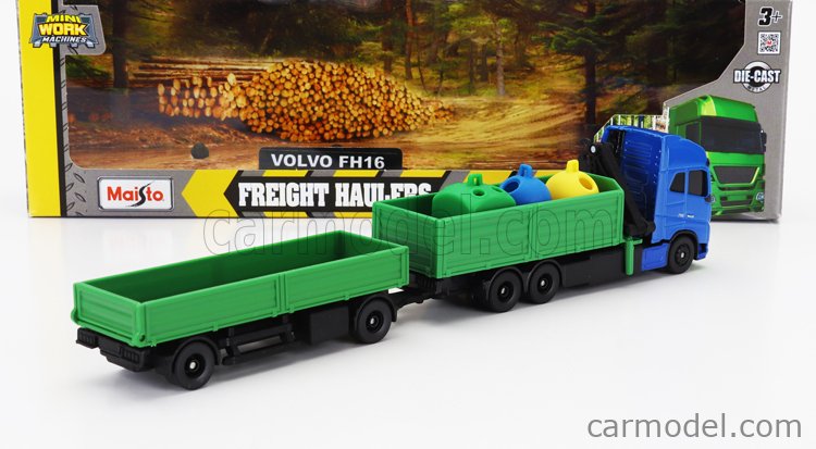 MAISTO 11682-03 Scale 1/64 | VOLVO FH16 XL 750 TRUCK WITH GRUE 2021 ...
