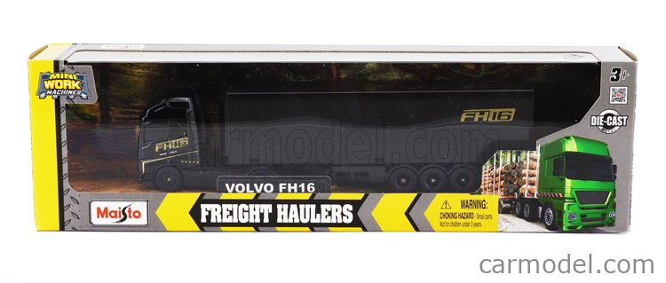 MAISTO 11682-02 Scale 1/64 | VOLVO FH16 XL 750 TRUCK 2018 BLACK