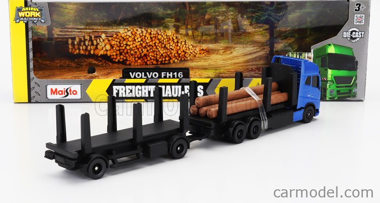 MAISTO 11682-01 Scale 1/64 | VOLVO FH16 XL 750 TRUCK TRASPORTO TRONCHI ...