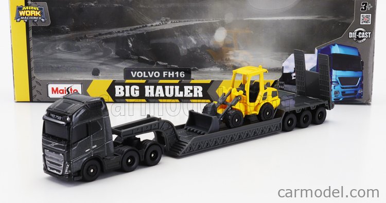 MAISTO 11681-03 Scale 1/64 | VOLVO FH16 XL 750 TRUCK PIANALE TRASPORTO ...