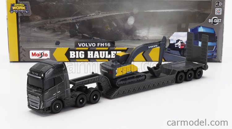 MAISTO 11681-01 Escala 1/64 | VOLVO FH16 XL 750 TRUCK PIANALE TRASPORTO ...