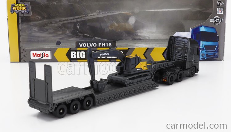 MAISTO 11681-01 Escala 1/64 | VOLVO FH16 XL 750 TRUCK PIANALE TRASPORTO ...