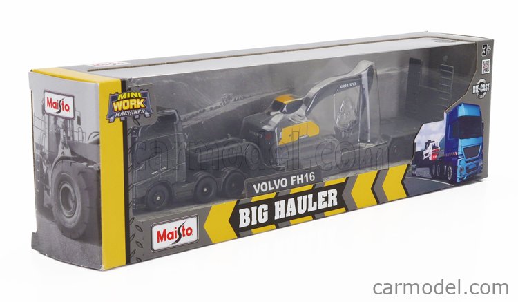 MAISTO 11681-01 Escala 1/64 | VOLVO FH16 XL 750 TRUCK PIANALE TRASPORTO ...