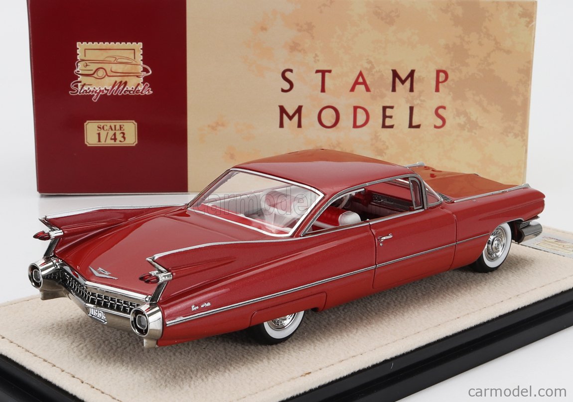 STAMP-MODELS STM59601 Scale 1/43 | CADILLAC COUPE DEVILLE 1959 SEMINOLE RED