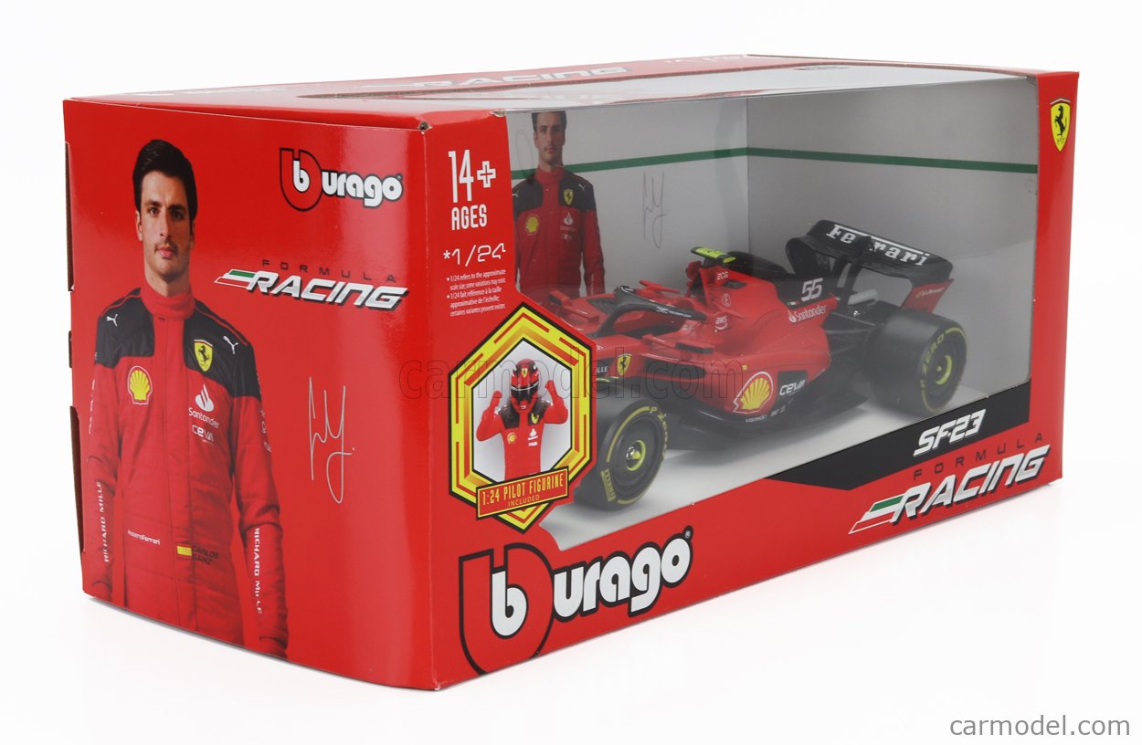 BURAGO 18-26809-SAI Escala 1/24 | FERRARI F1 SF-23 TEAM SCUDERIA ...