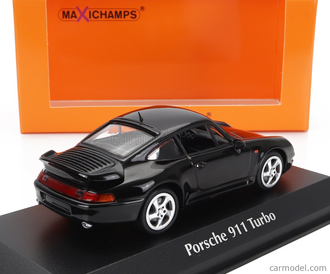 MINICHAMPS 940069204 Scale 1/43 | PORSCHE 911 993 TURBO S COUPE 1995 BLACK