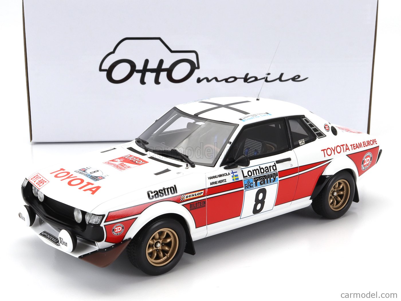 OTTO-MOBILE OT1044 Scale 1/18 | TOYOTA CELICA 2000GT RA21 N 8 2nd RALLY ...