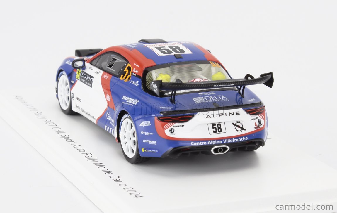 SPARK-MODEL S6856 Escala 1/43 | RENAULT ALPINE A110 RGT TEAM CHL SPORT ...