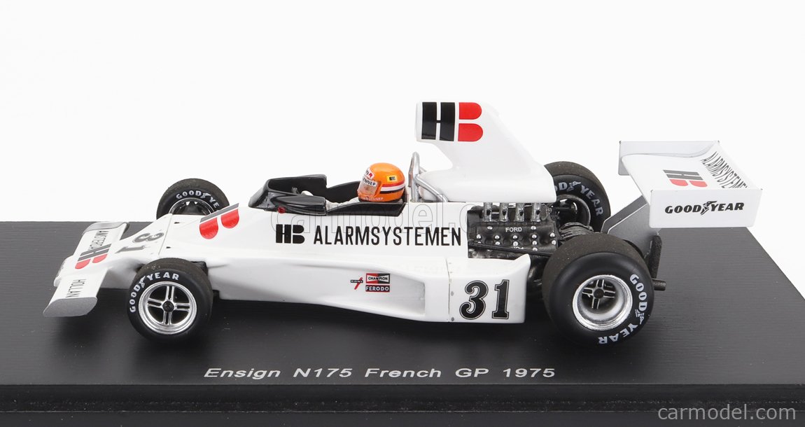 SPARK-MODEL S3951 Escala 1/43 | ENSIGN F1 N175 N 31 FRENCH GP 1975 GJIS ...