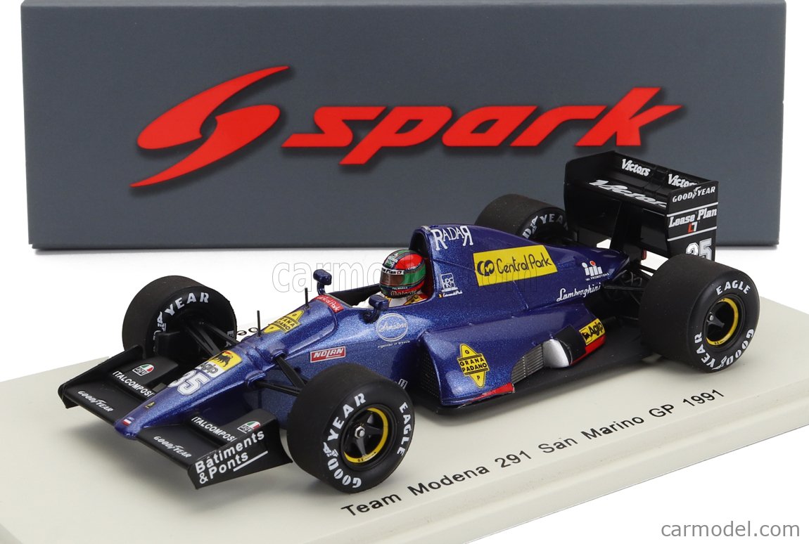 SPARK-MODEL S1718 Масштаб 1/43 | LAMBORGHINI F1 TEAM MODENA 291 N 35 ...