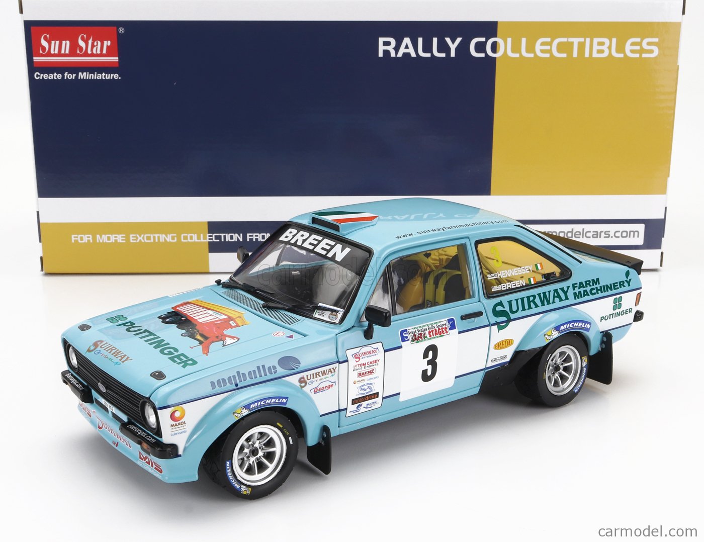 SUN-STAR 04859R Scala 1/18 | FORD ENGLAND ESCORT MKII RS 1800 N 3 ...