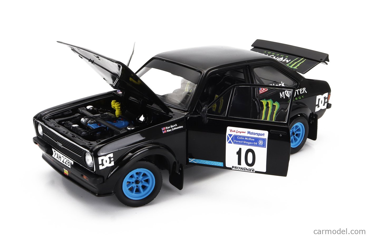 SUN-STAR 04858 Scale 1/18 | FORD ENGLAND ESCORT MKII RS 1800 N 10 RALLY ...