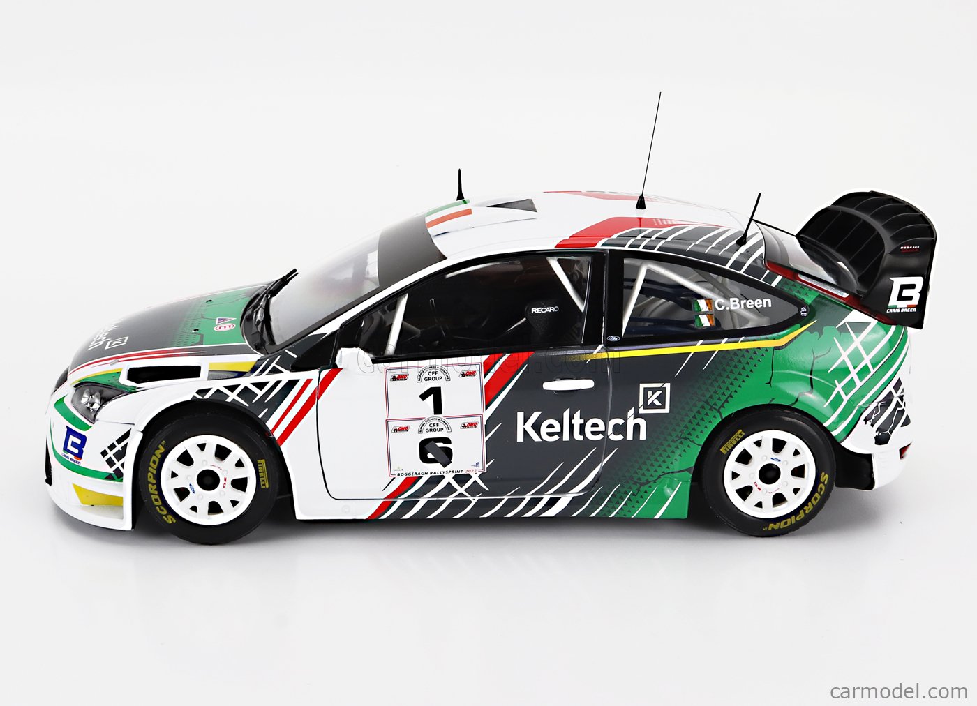 SUN-STAR 03980 Escala 1/18 | FORD ENGLAND FOCUS RS WRC KELTECH N 1 ...