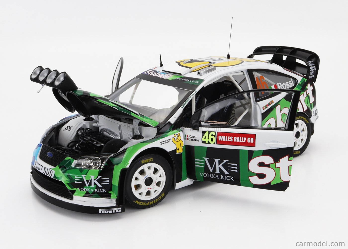 SUN-STAR 03939 Scale 1/18 | FORD ENGLAND FOCUS RS WRC STOBART N 46 ...