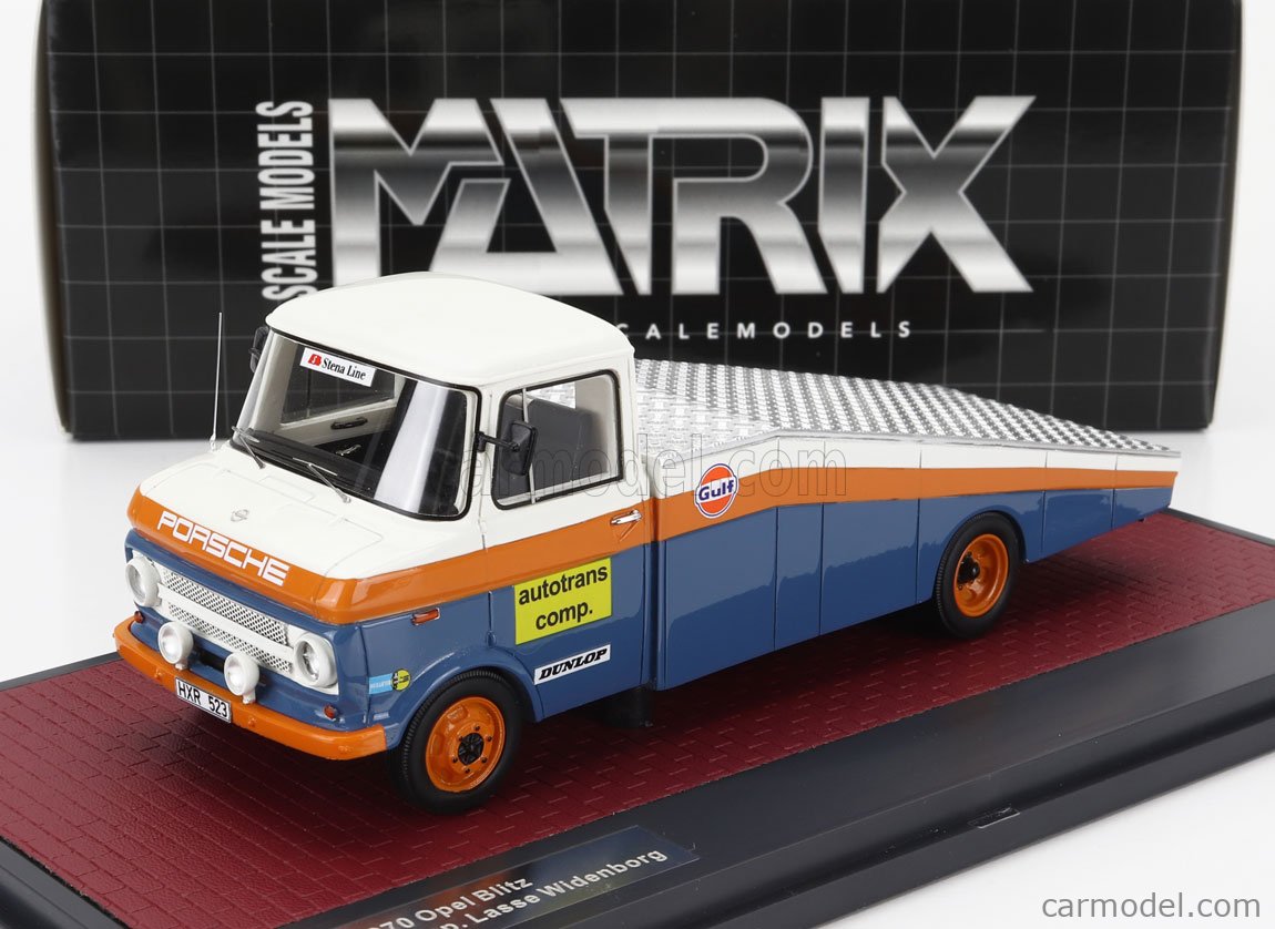 MATRIX SCALE MODELS MX51502-012 Echelle 1/43 | OPEL BLITZ TRUCK PORSCHE ...