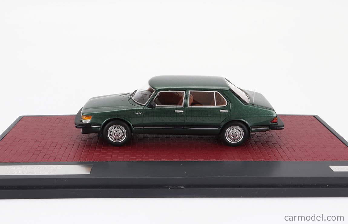 MATRIX SCALE MODELS MX41801-053 Scale 1/43 | SAAB 900 CD TURBO 1986 GREEN MET