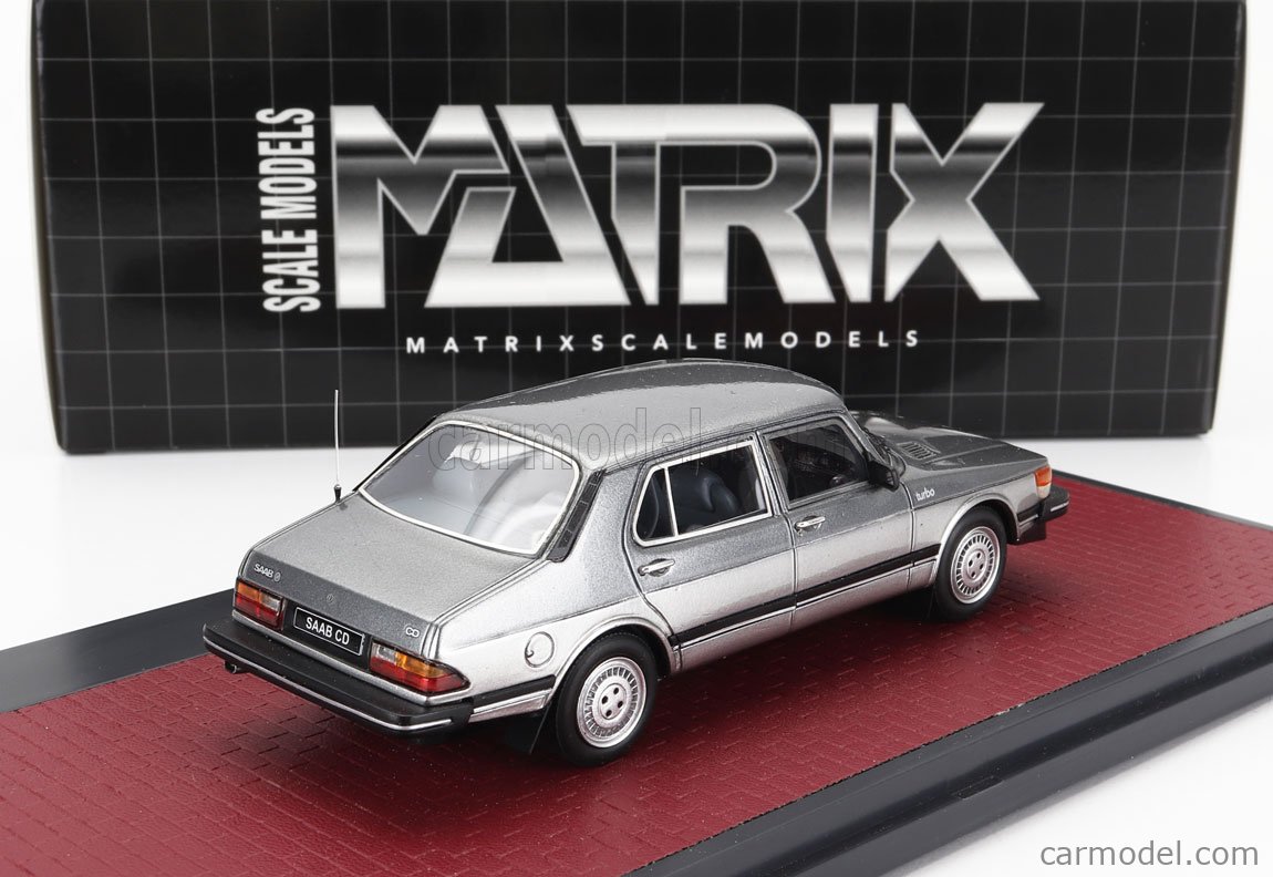 MATRIX SCALE MODELS MX41801-051 Scale 1/43 | SAAB 900 CD TURBO 1986 GREY MET
