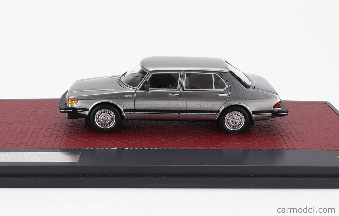 MATRIX SCALE MODELS MX41801-051 Scale 1/43 | SAAB 900 CD TURBO 1986 GREY MET