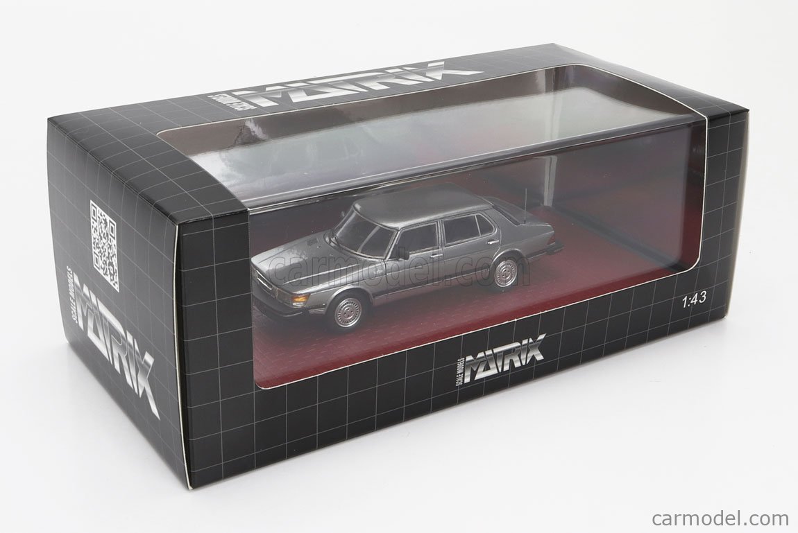 MATRIX SCALE MODELS MX41801-051 Scale 1/43 | SAAB 900 CD TURBO 1986 GREY MET