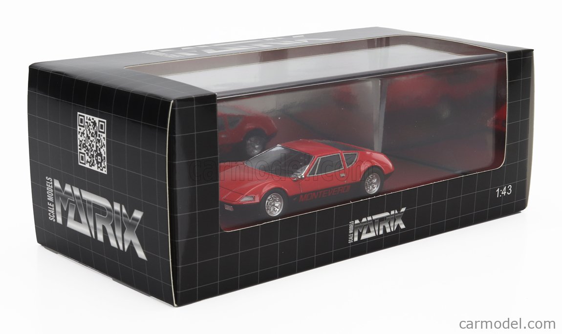 MATRIX SCALE MODELS MX41308-031 Scale 1/43 | MONTEVERDI HAI 450 GTS 1973 RED BLACK