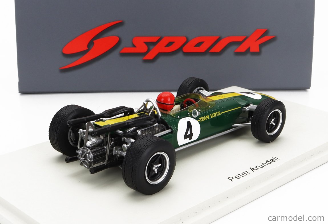 SPARK-MODEL S2142 Echelle 1/43 | LOTUS F1 43 BRM N 4 FRENCH GP 1966 ...