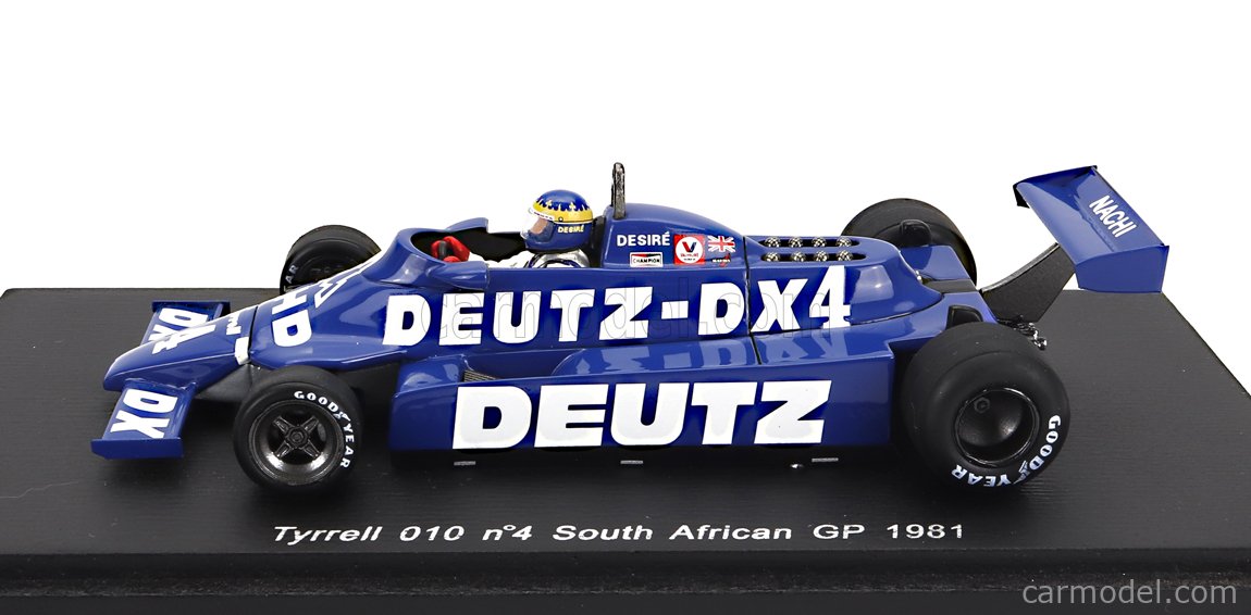 SPARK-MODEL S1886 Escala 1/43 | TYRRELL F1 010 N 4 SOUTH AFRICAN GP ...