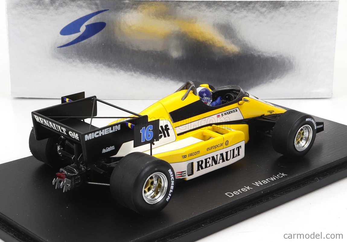 SPARK-MODEL S3850 Echelle 1/43 | RENAULT F1 RE50 N 16 2nd GP BRITISH ...