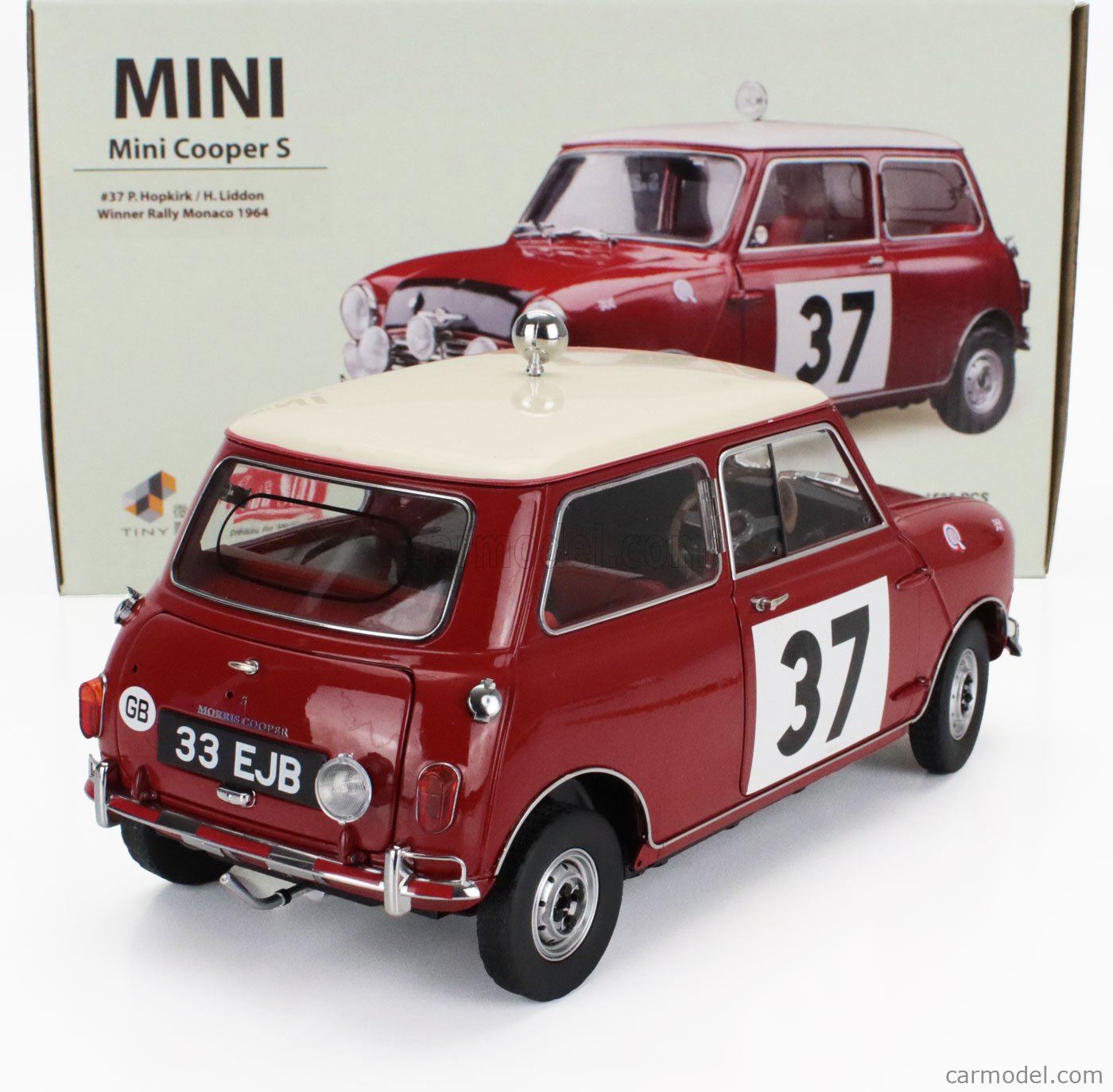 SUN-STAR 05326 Scale 1/12 | MINI MINI COOPER S N 37 WINNER RALLY ...