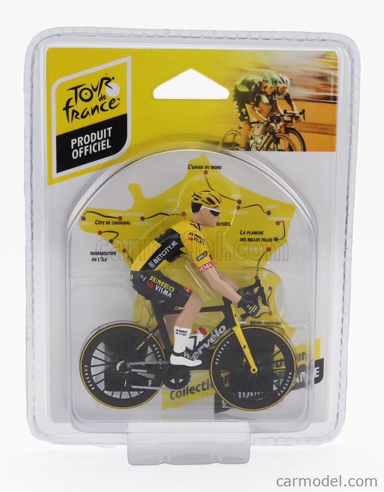 SOLIDO 1809920 Scale 1/18 | FIGURES CICLISTA - CYCLIST - TEAM JUMBO VISMA - TOUR DE FRANCE 2023 ...