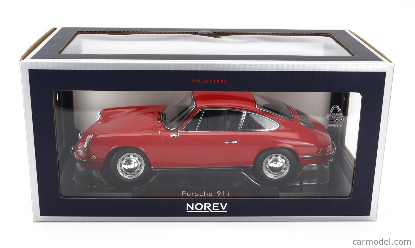 NOREV 187200 Scale 1/18 | PORSCHE 901 911 L COUPE 1968 POLO RED