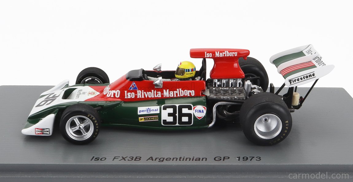 SPARK-MODEL S1811 Масштаб 1/43 | ISO-MARLBORO F1 FX3B N 36 ARGENTINA GP ...