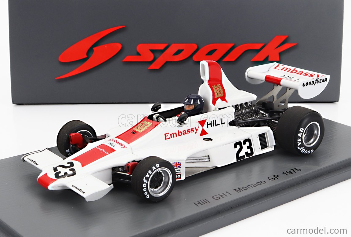 SPARK-MODEL S5670 Echelle 1/43 | HILL F1 GH1 N 23 MONACO GP 1975 GRAHAM ...