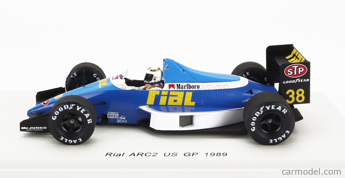 SPARK-MODEL S4312 Escala 1/43 | RIAL F1 ARC2 N 38 USA GP 1989 CHRISTIAN ...