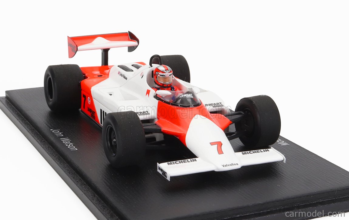 SPARK-MODEL S4300 Masstab: 1/43 | McLAREN F1 MP4/1 FORD N 7 WINNER BRITISH GP 1981 JOHN WATSON ...