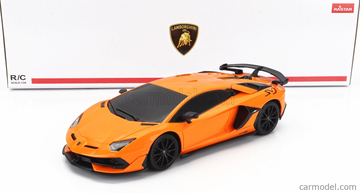 MONDOMOTORS 63635-RC-ORANGE Escala 1/24 | LAMBORGHINI AVENTADOR SVJ ...