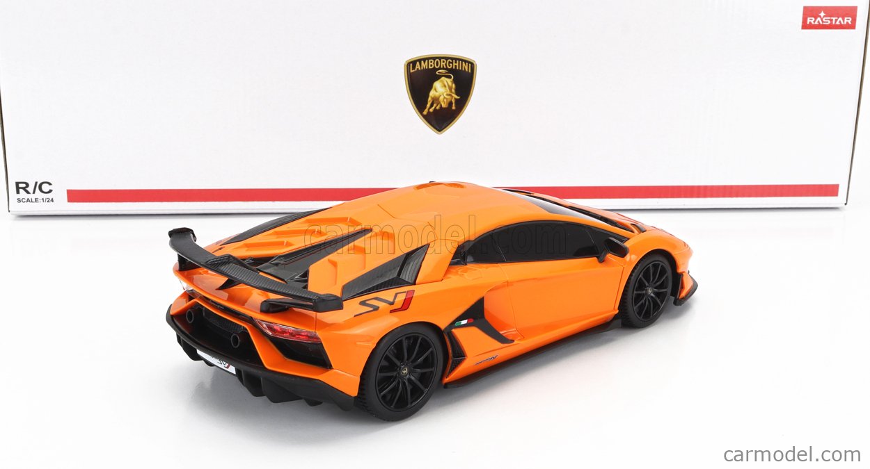 MONDOMOTORS 63635-RC-ORANGE Escala 1/24 | LAMBORGHINI AVENTADOR SVJ ...