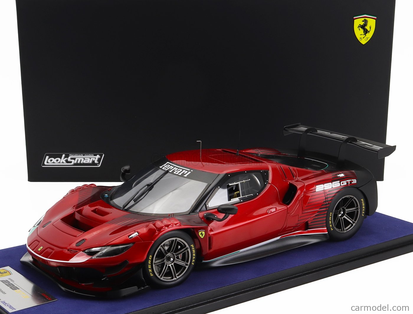 LOOKSMART LS18RC024 Escala 1/18 | FERRARI 296 GT3 EVO 3.9L TURBO V8 N 0 ...