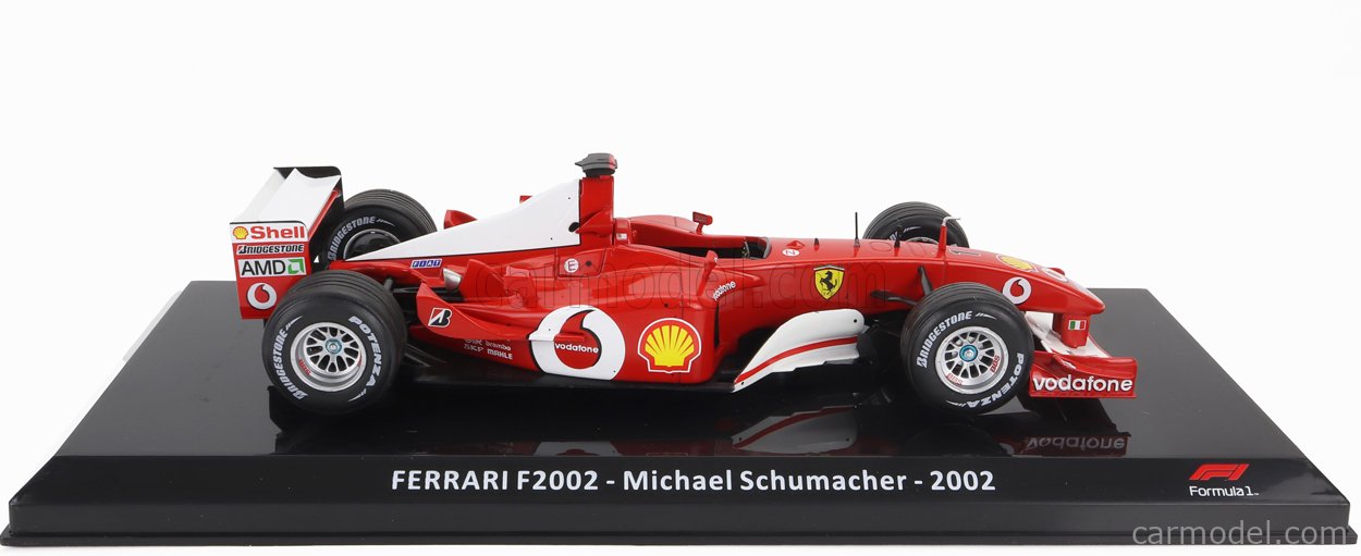 EDICOLA ABFOR002 Scale 1/24 | FERRARI F1 F2002 N 1 WORLD CHAMPION ...
